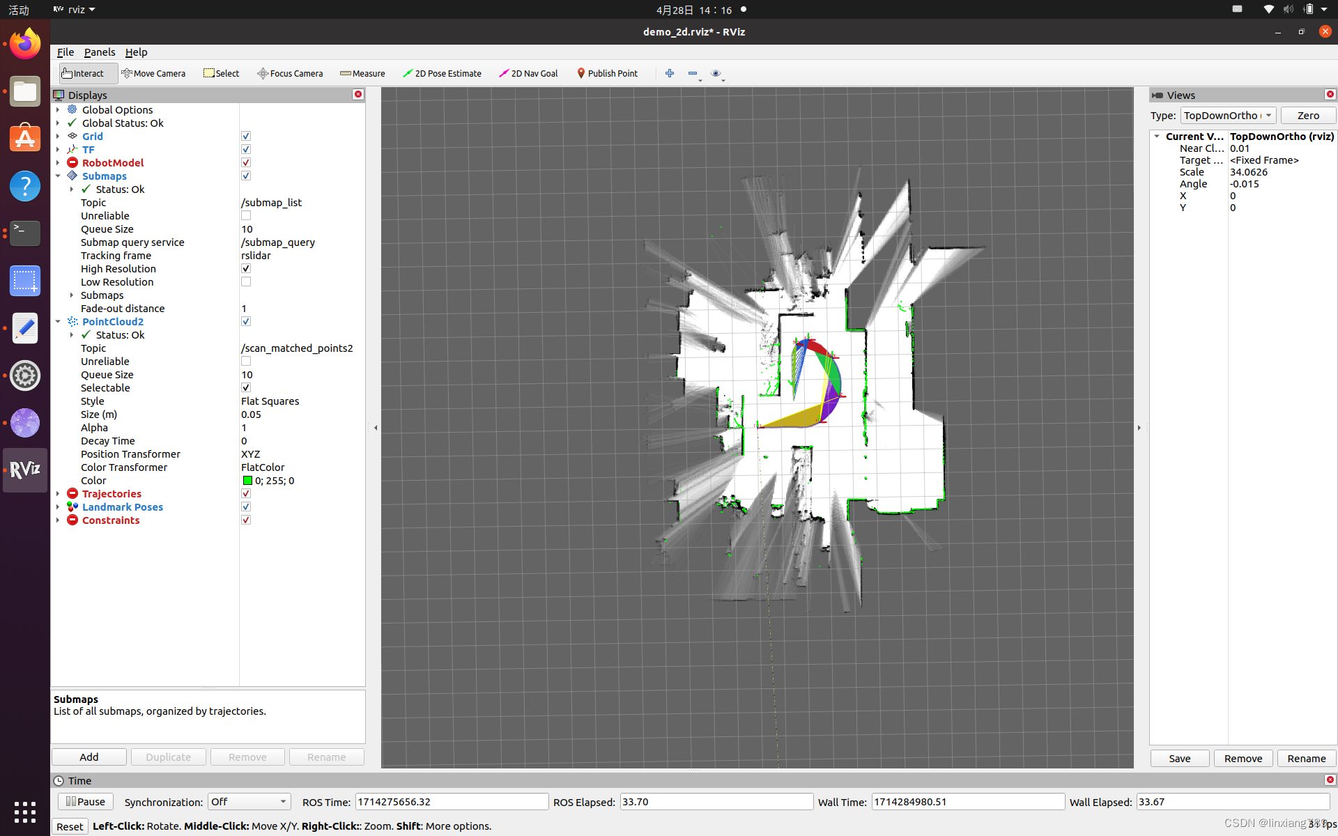 robotsense rslidar_16转为2维laser在ubuntu20.04下实现cartographer_2d建图_pointtoscan-CSDN博客