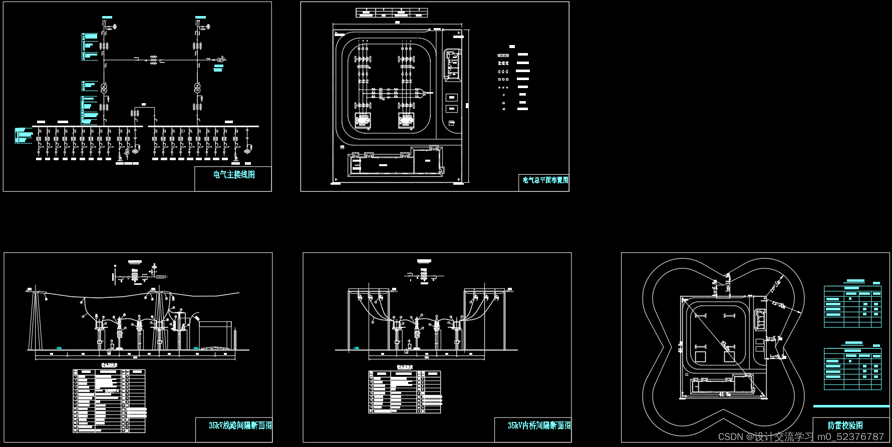 35kV变电站初步设计【说明书14000多字、 CAD图纸5张】_35kv变电站初步设计深度-CSDN博客