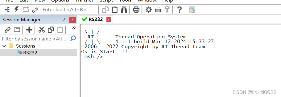 RT-Thread软件+华大开发板 配置USART+MSH控制台_rt thread更改控制台-CSDN博客