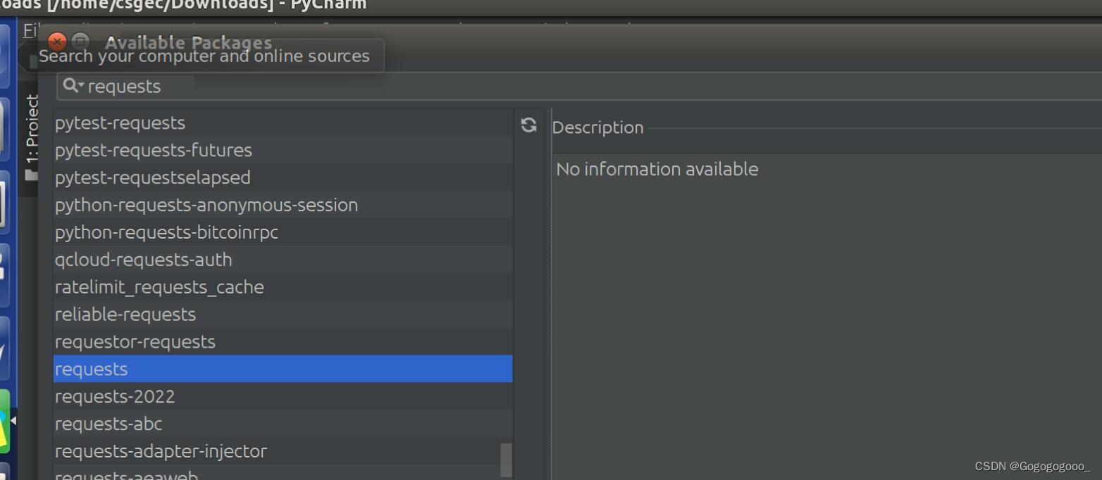 以安装requests库为例，在ubuntu系统下的pycharm中安装工具包时可能会遇到的问题_ubuntu安装requests-CSDN博客