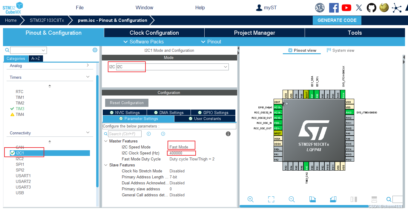 STM32CubeMX OLED驱动_stm32cubemx i2c oled-CSDN博客