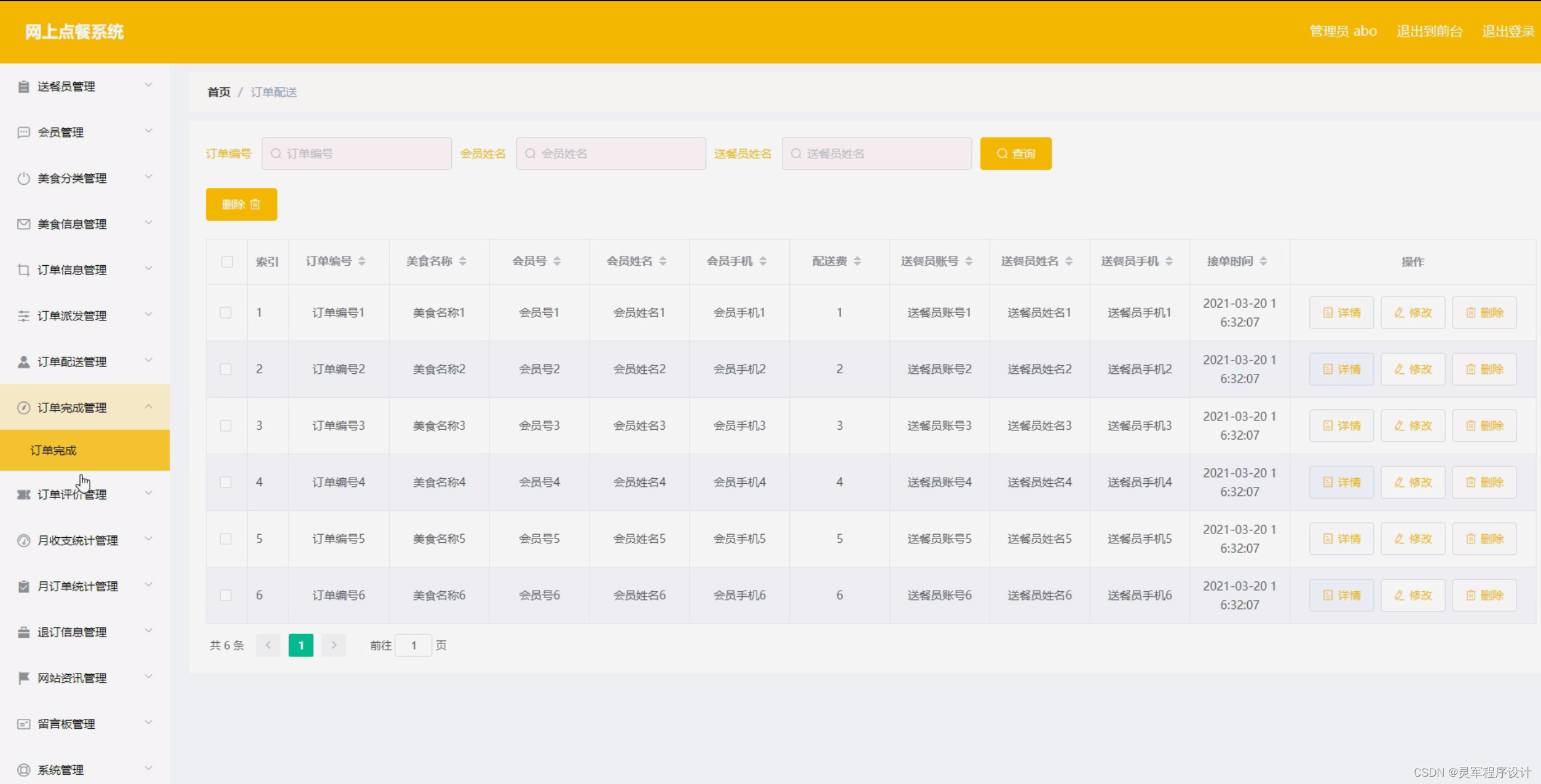 Java网上点餐系统(毕设源码+mysql+lw)-CSDN博客