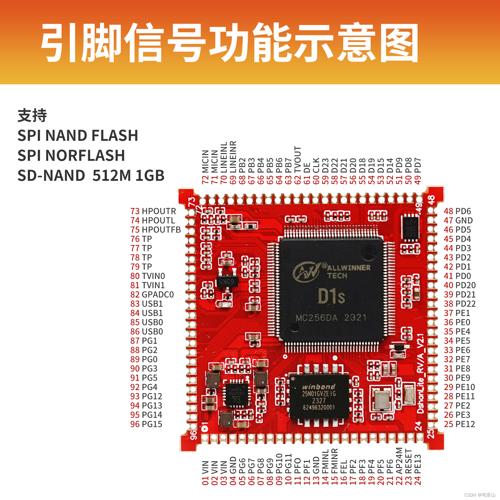DshanLite-RV最小板，采用国产全志RISC-V C906支持Linux RTOS等，用来学习RISC-V架构开发 DIY产品设计首选！！！_全知t113 c906-CSDN博客