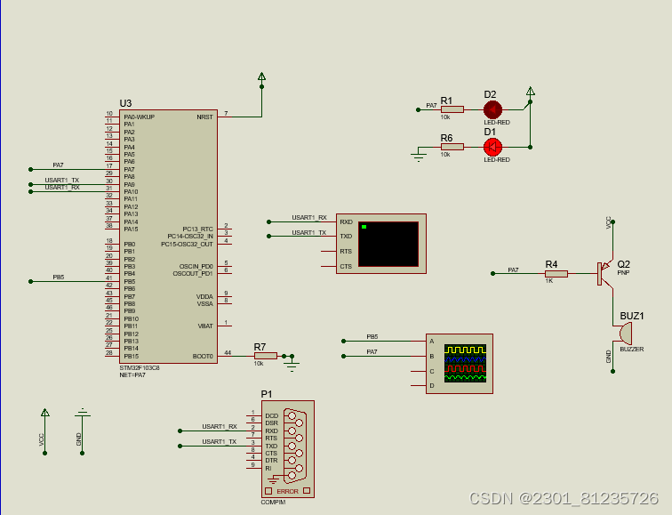 Stm32用cubemx开发hal库串口协议控制pwm灯亮度带proteus仿真（二）软件设计 Csdn博客