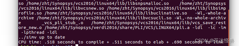 Synopsys vcs2016使用笔记_synopsys vcs开发教程-CSDN博客