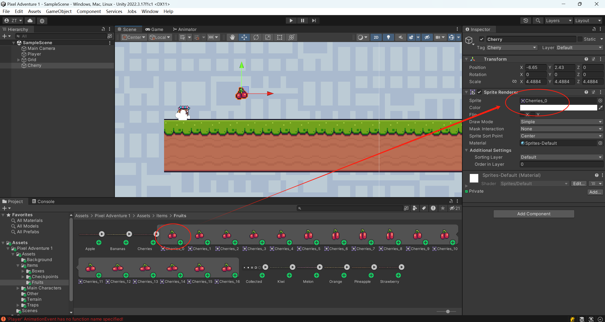 Unity入门实战（Pixel Adventure 1）- 5_pixel adventure 1 demo项目源码-CSDN博客