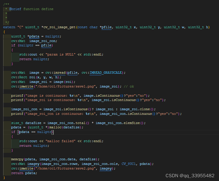 opencv的cv::Mat 连续性问题_opencv img(rect)裁出来的roi区域内存是连续的吗?-CSDN博客