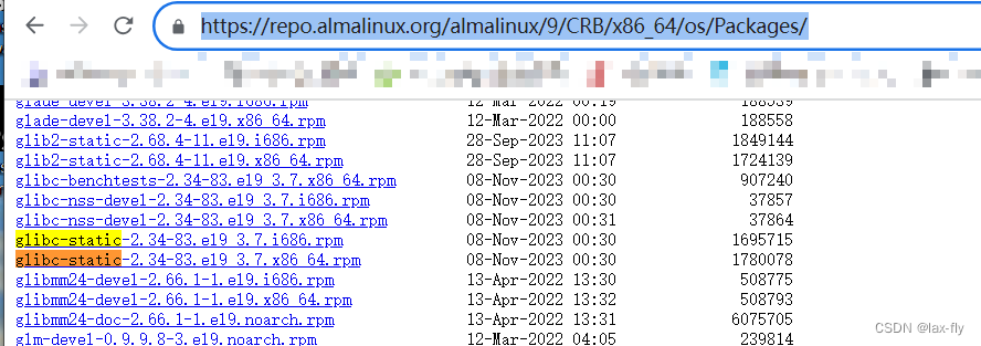 centos stream 9 安装 libc-static静态库_no match for argument: glibc-static-CSDN博客