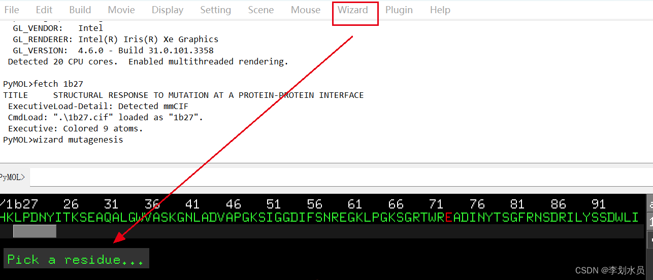 Pymol 常用指令：mutation in Pymol_pymol点突变-CSDN博客