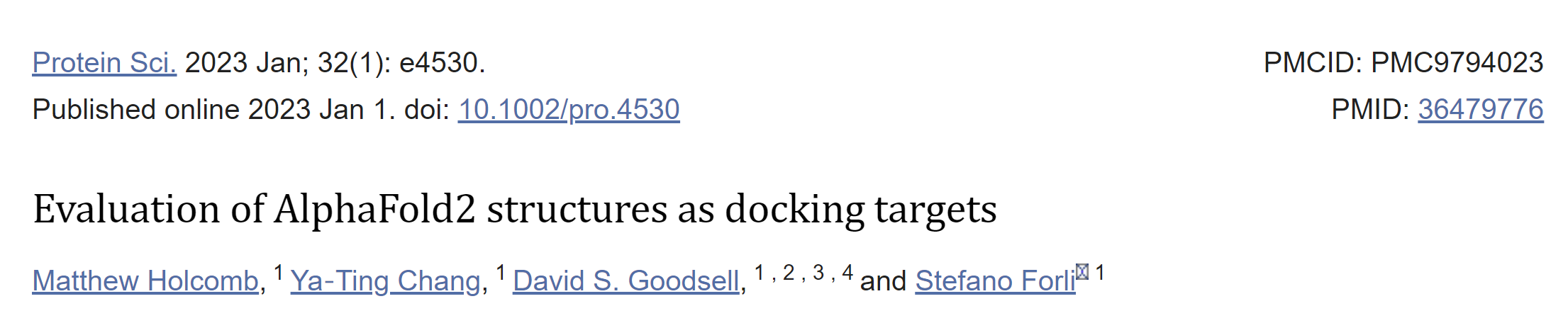 AlphaFold2预测结构能否直接用于虚拟筛选？_evaluation of alphafold2 structures as docking tar-CSDN博客