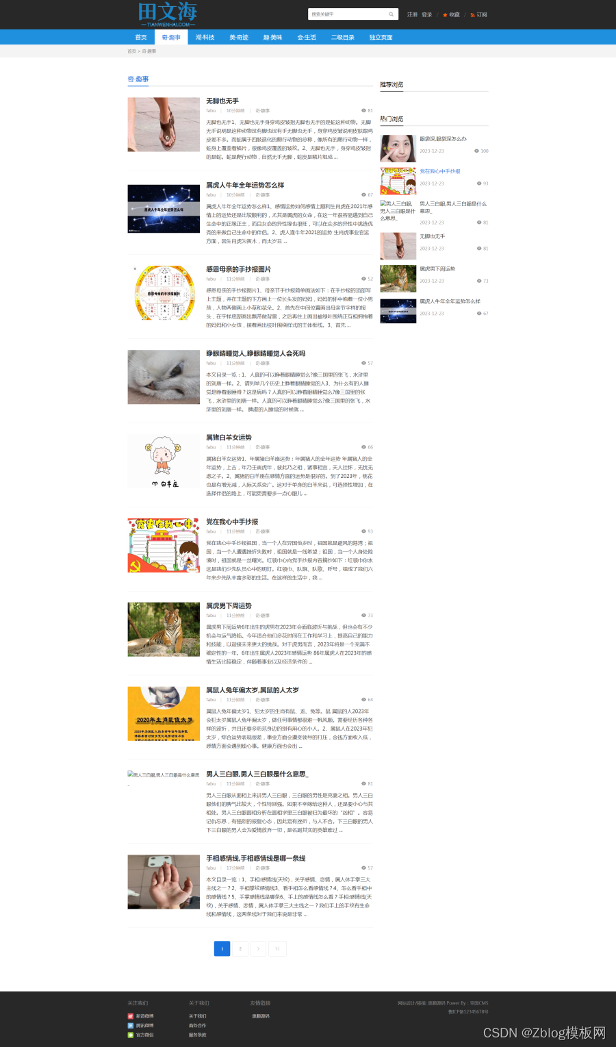 zblog主题：zblog主题模板cms自适应权重站起站主题源码-CSDN博客