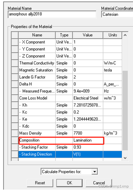 定子材料的叠片系数怎么设置？_ansys 中的 stacking factor-CSDN博客