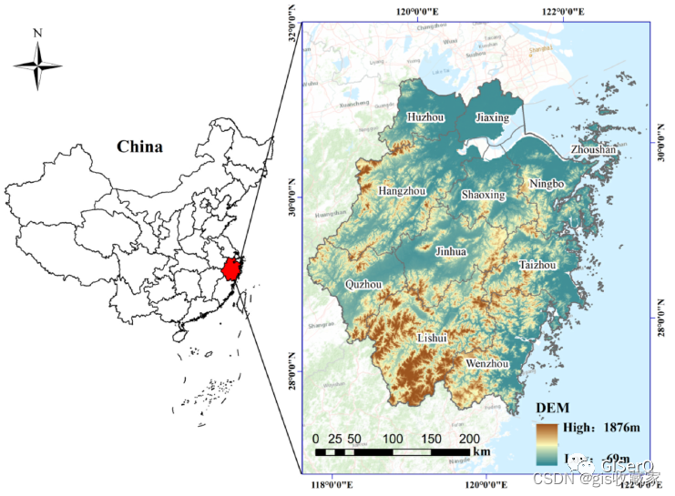 使用arcgis制作美观的科研论文插图gis能做多漂亮的图 Csdn博客 6467