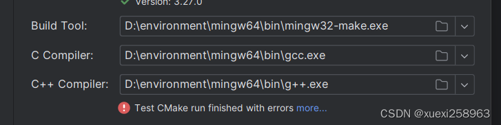 clion Error code: -1,073,740,791-CSDN博客