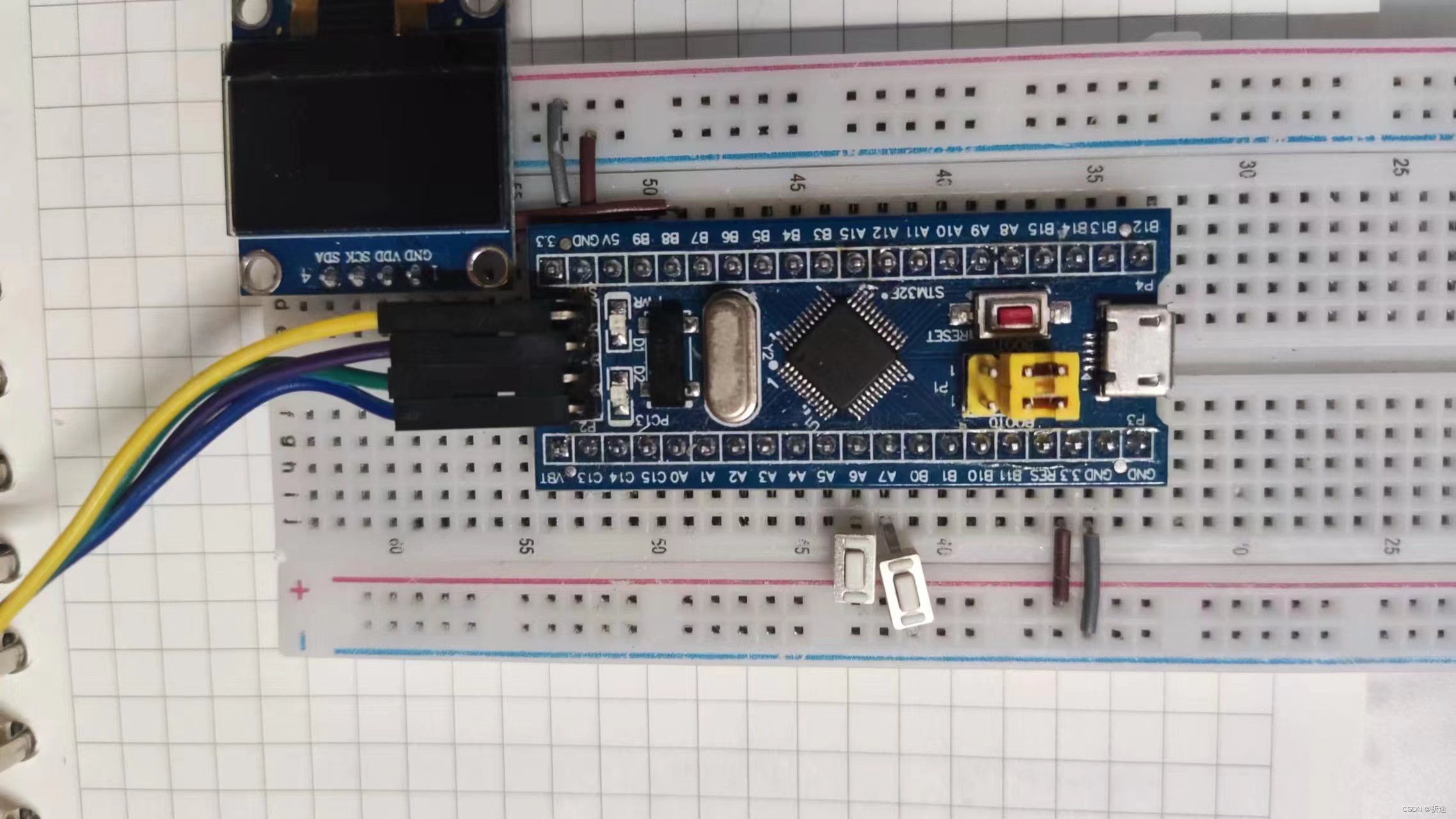 【STM32F103】中断系统&外部中断_stm32f103能设置多少个io中断-CSDN博客