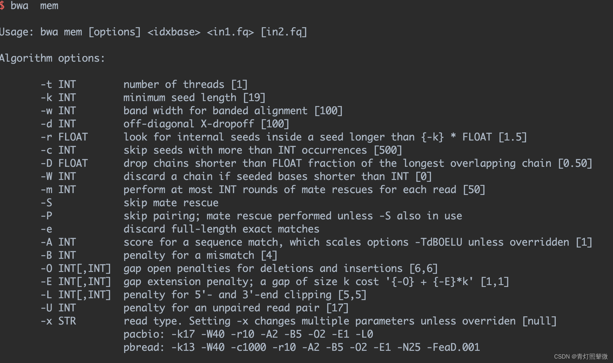 【bioinfo】bwa mem 比对分值参数测试-CSDN博客