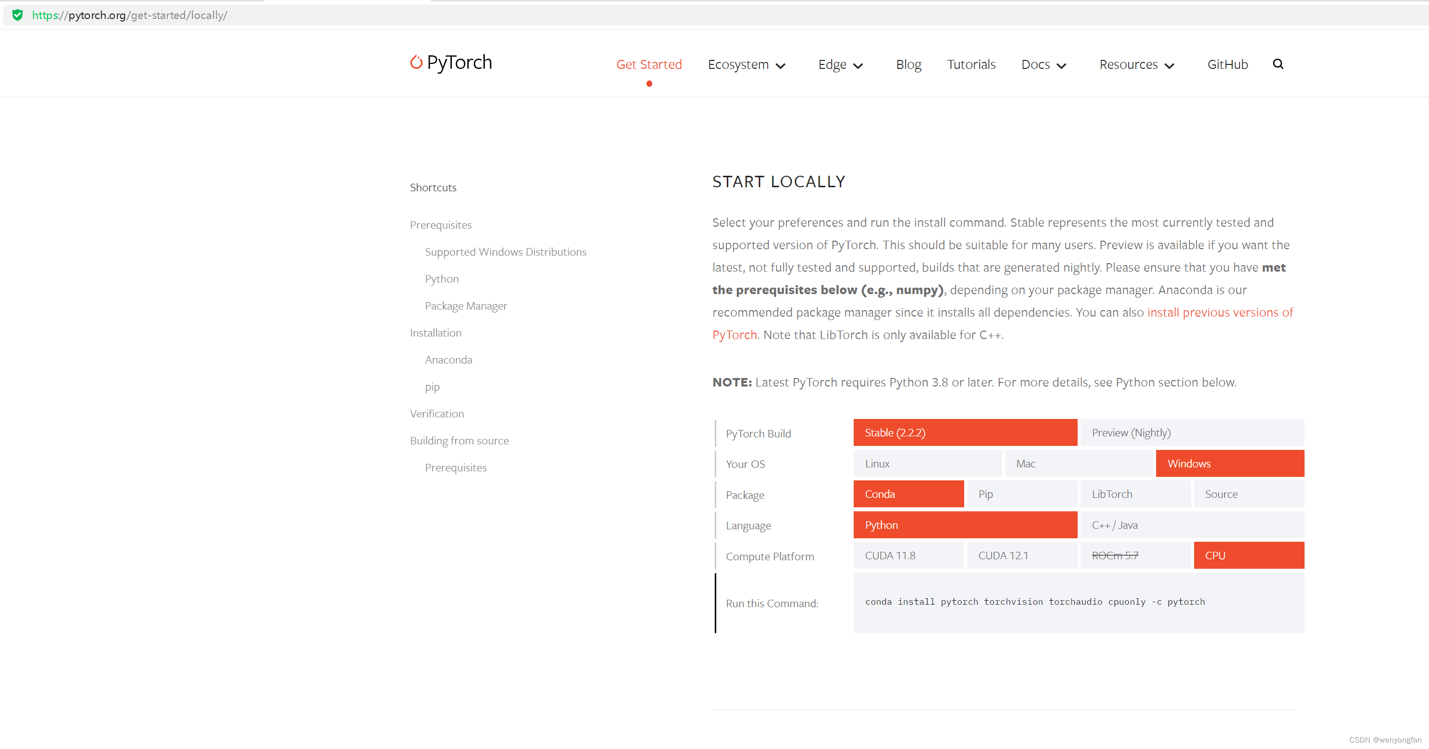 Anaconda/pytorch安装及使用-CSDN博客