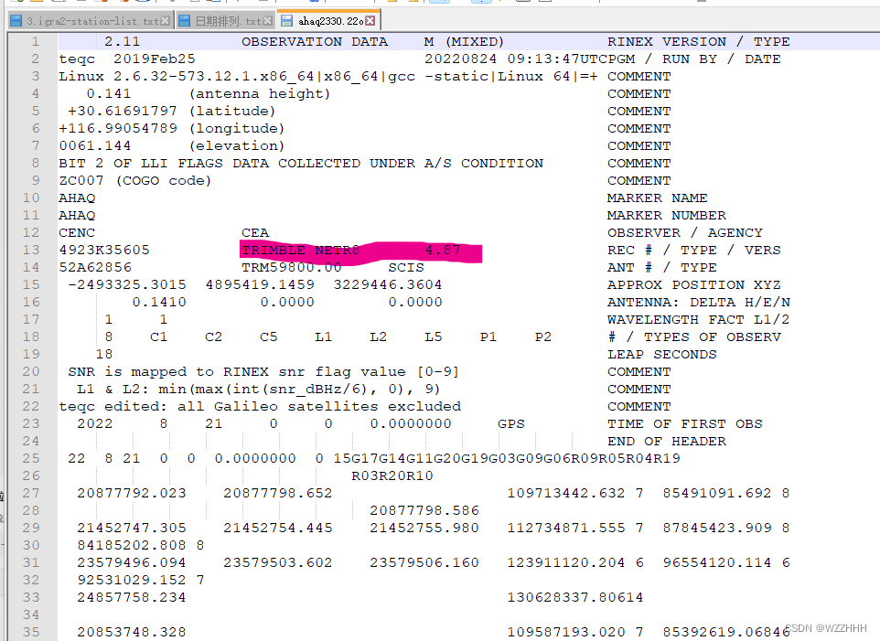 gamit处理陆态网数据报错的处理方式（不断更新）_cannot find site code 0018 on l-file-CSDN博客