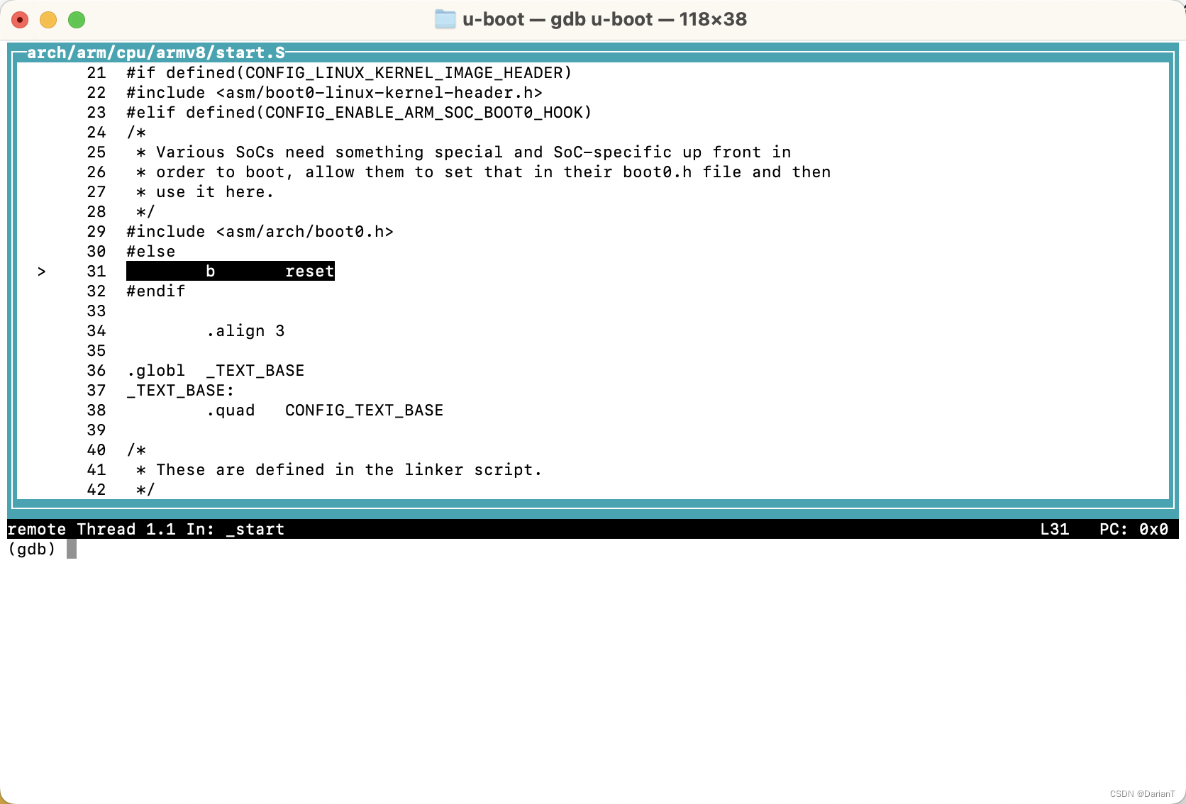 mac m1 gdb调试基于qemu的uboot_mac m1安装gdb-CSDN博客
