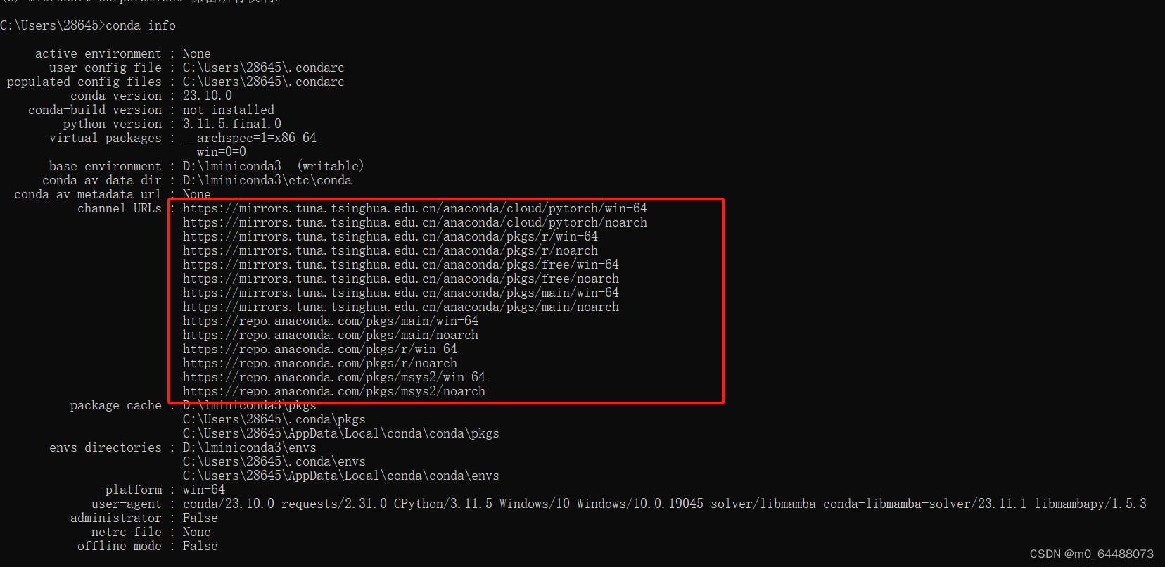Windows pip&conda 换源_win conda 换源-CSDN博客