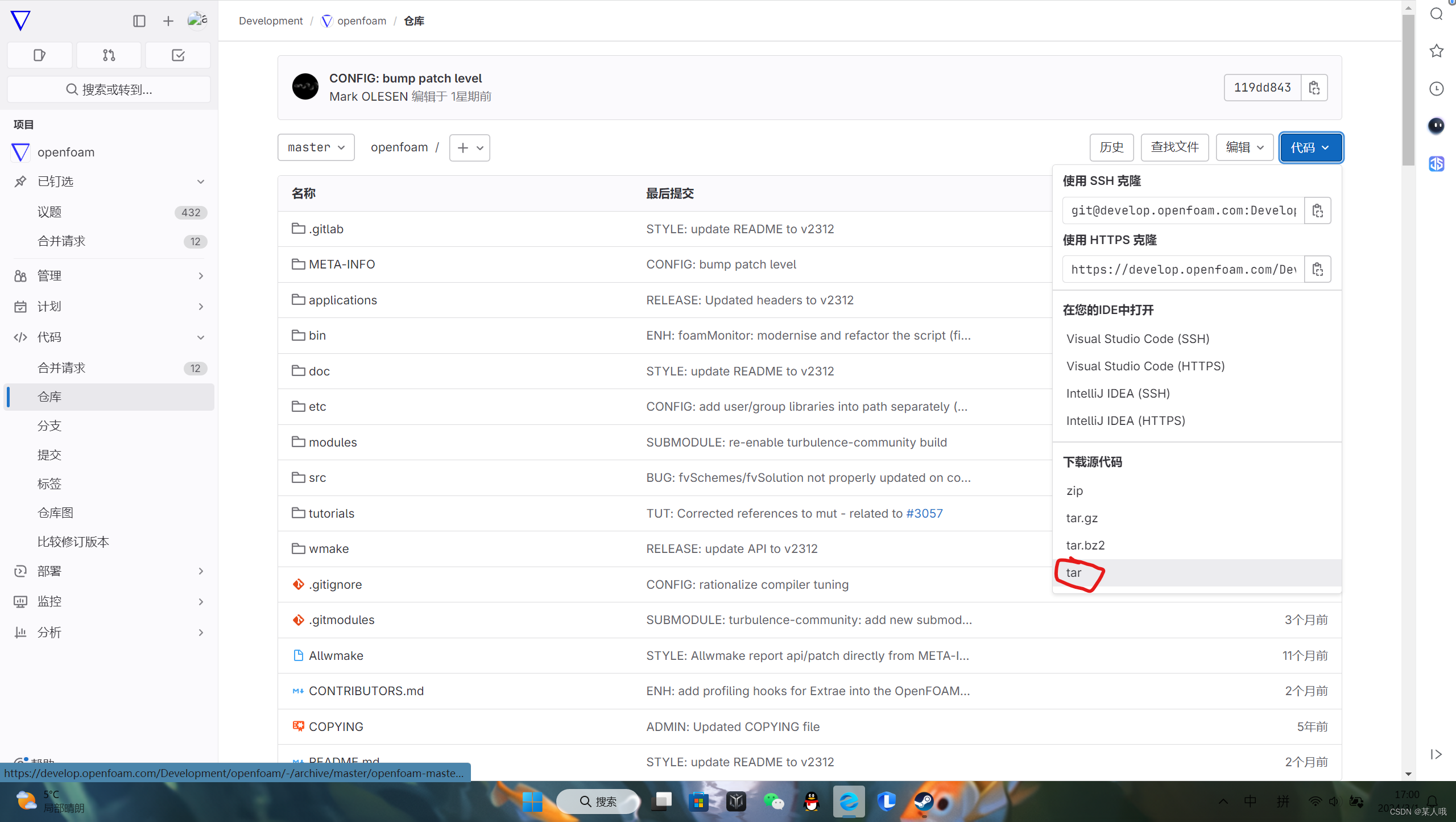 openfoam与GeN-Foam下载流程_openfoam下载-CSDN博客