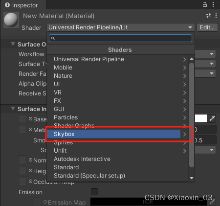 Unity设置360°全景图片为天空盒_unity 360全景图-CSDN博客