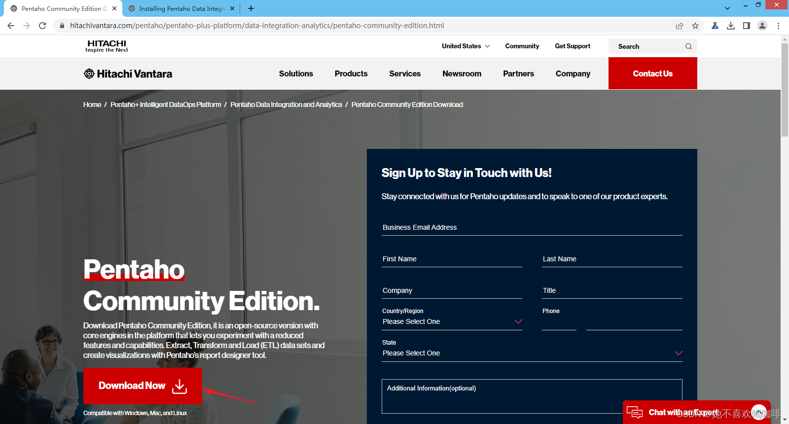 Pentaho Community Edition 下载安装和运行-CSDN博客