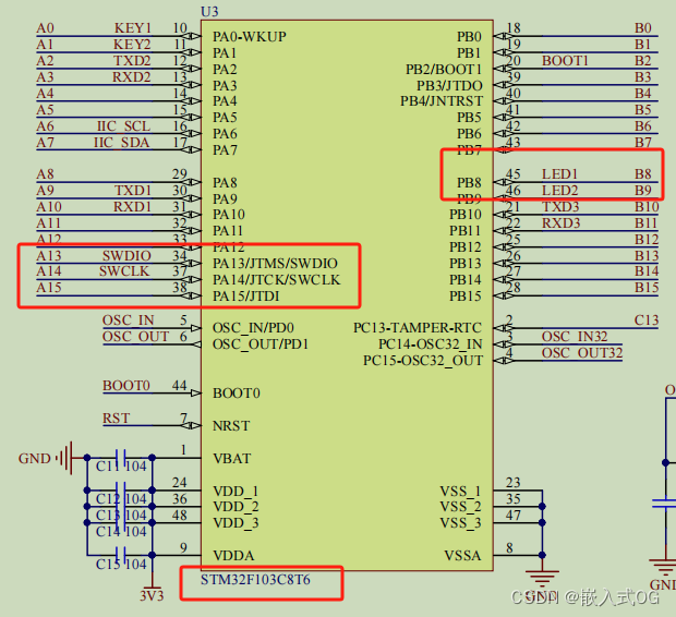 嵌入式 Stm32 Hal库通过gpio点led灯sys中serial Wire是什么 Csdn博客