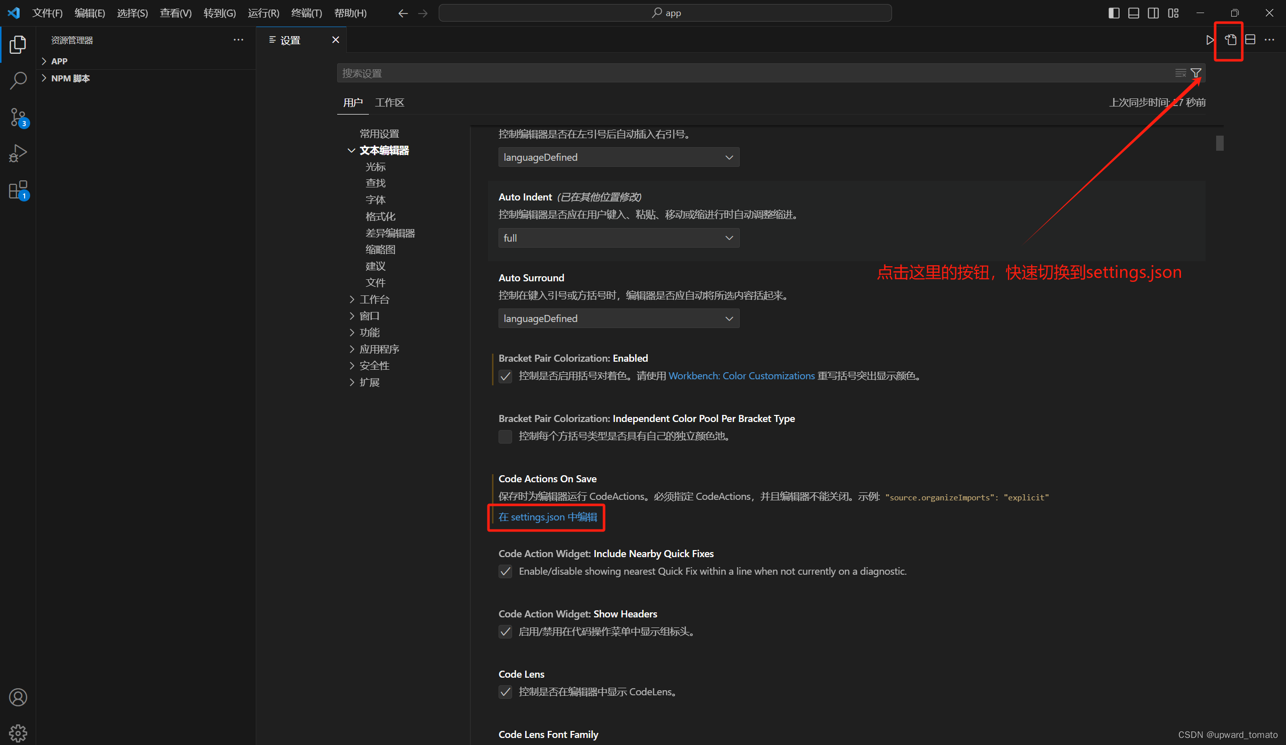 细说vscode中的settings.json，你不知道的N个技巧和注意事项-CSDN博客