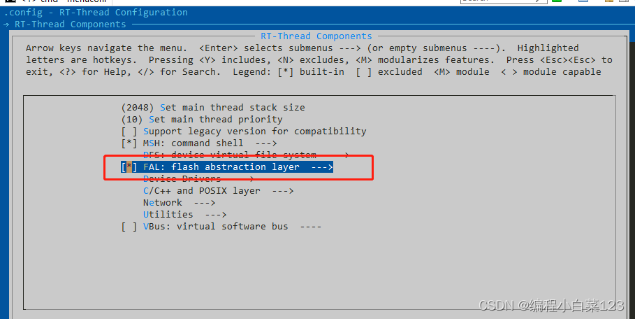 RT-T下使用easyflash的配置过程_rtthread easyflash-CSDN博客