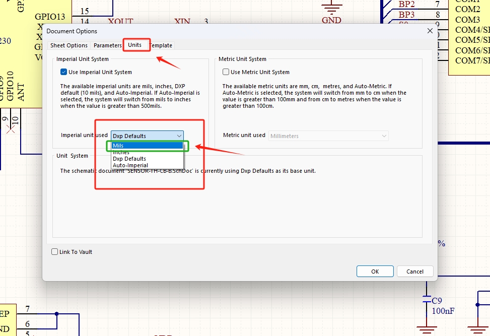 AD原理图中栅格无法切换mil或者mm单位_ad怎么切换mil-CSDN博客