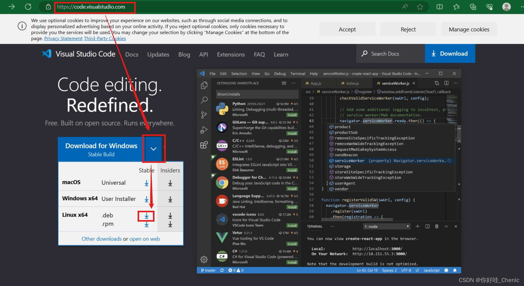 linux下离线安装vscode及插件_vsc linuxxiazai-CSDN博客