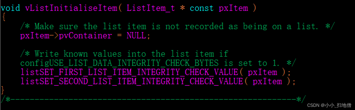 一文带你深度了解FreeRTOS列表和列表项_freertos list-CSDN博客