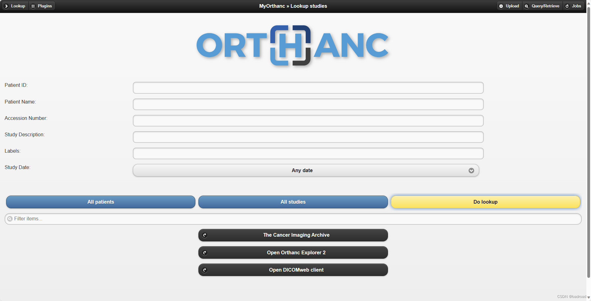 Orthanc在Windows下的基本使用和配置-CSDN博客