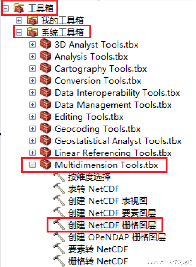 ArcGIS中，NC文件（NetCDF）怎么处理？_arcgis导入nc文件-CSDN博客