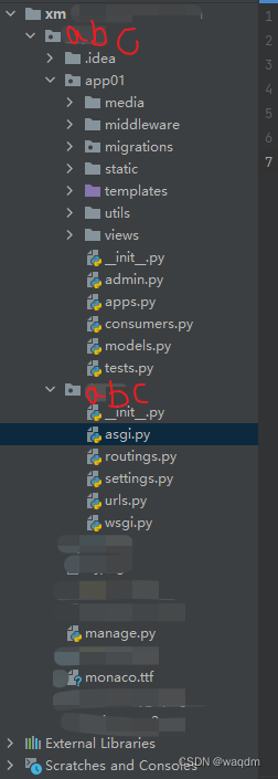 ASGI_APPLICATION module ‘myproject.asgi‘【记录为期四天的Debug】_django项目换成asgi后一些接口报错-CSDN博客