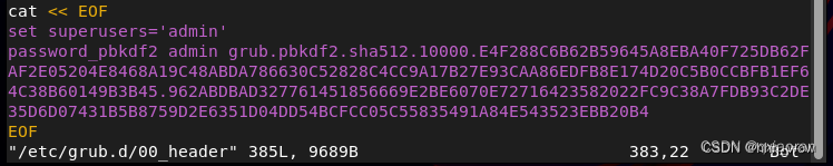Linux 重置root密码和设置GRUB密码（Redhat 9）_linux 00-header-CSDN博客