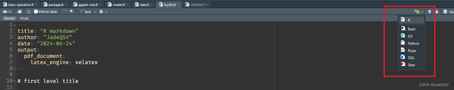 R markdown 格式 （未完待续）_rmarkdown格式-CSDN博客