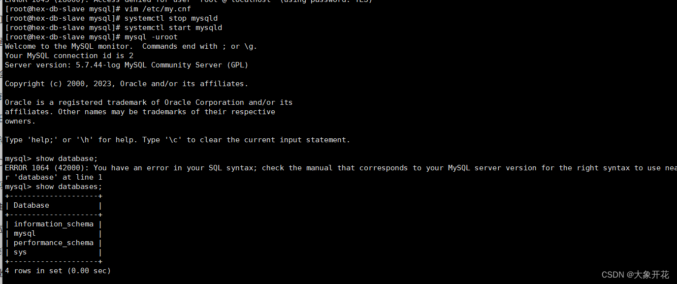 Mysql5.7 Access denied for user ‘root‘@‘localhost‘ (using password: YES)_mysql5.7 access denied ...