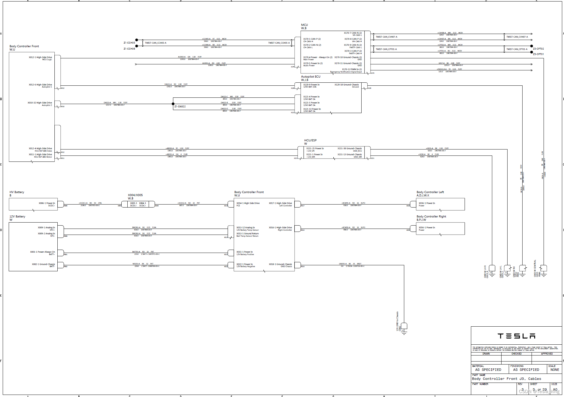 Tesla Model 3 Schematic Tesla Model 3 Schematic Diagram Seri