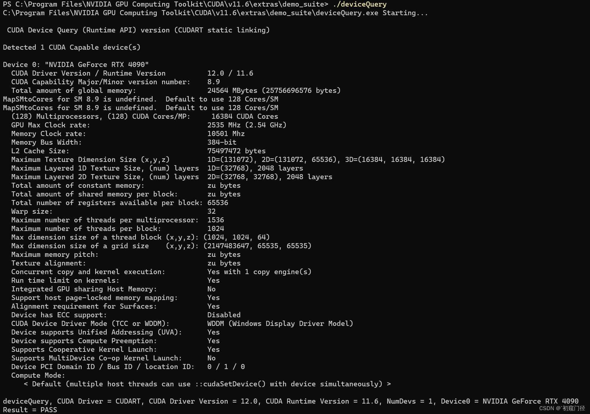 如何查看CUDA算力/内存总量/架构信息等_如何查看查看显卡算力-CSDN博客