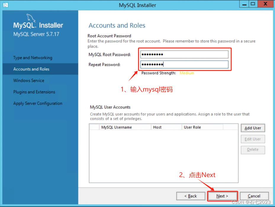MySQL5.7安装超详细步骤_mysql5.7安装server only-CSDN博客