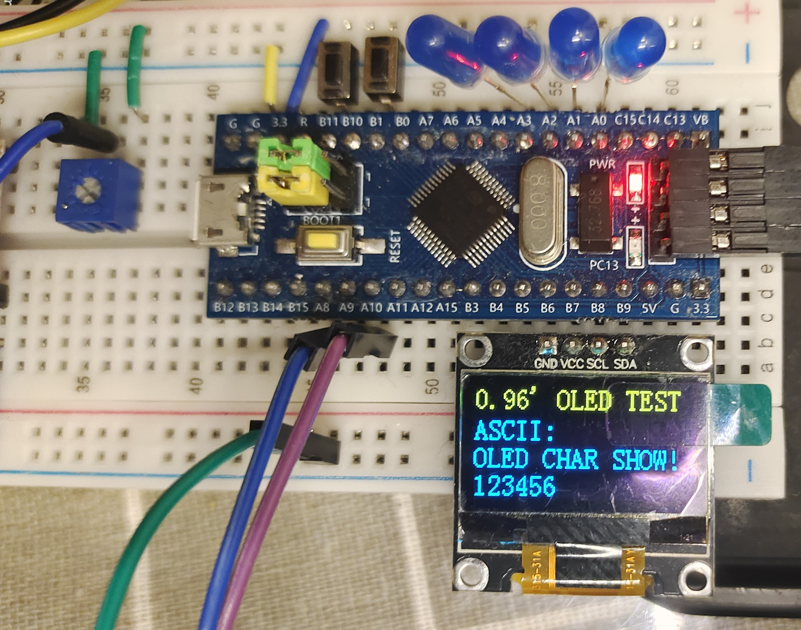 HAL库I2C 4PIN的OLED显示_hal库i2c如何用oled显示变量-CSDN博客