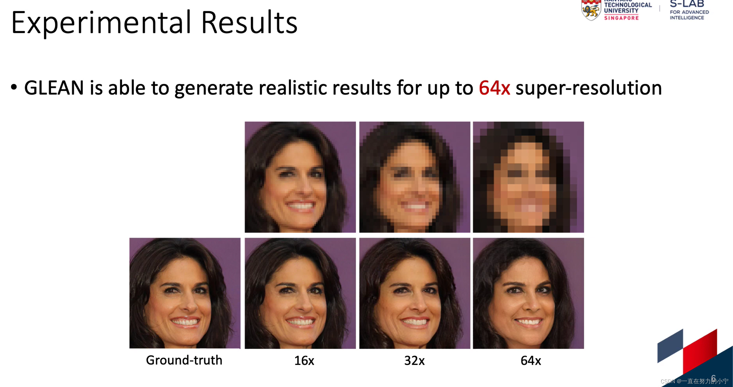 GLEAN: Generative Latent Bank for Large-Factor lmage Super-Resolution CVPR 2021/IEEE TPAMI 2023 ...