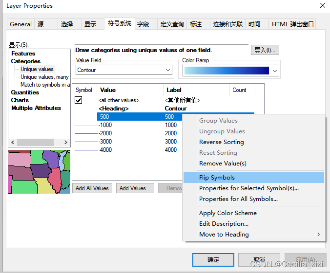 arcmap colormap反向翻转_arcgis色标反向-CSDN博客