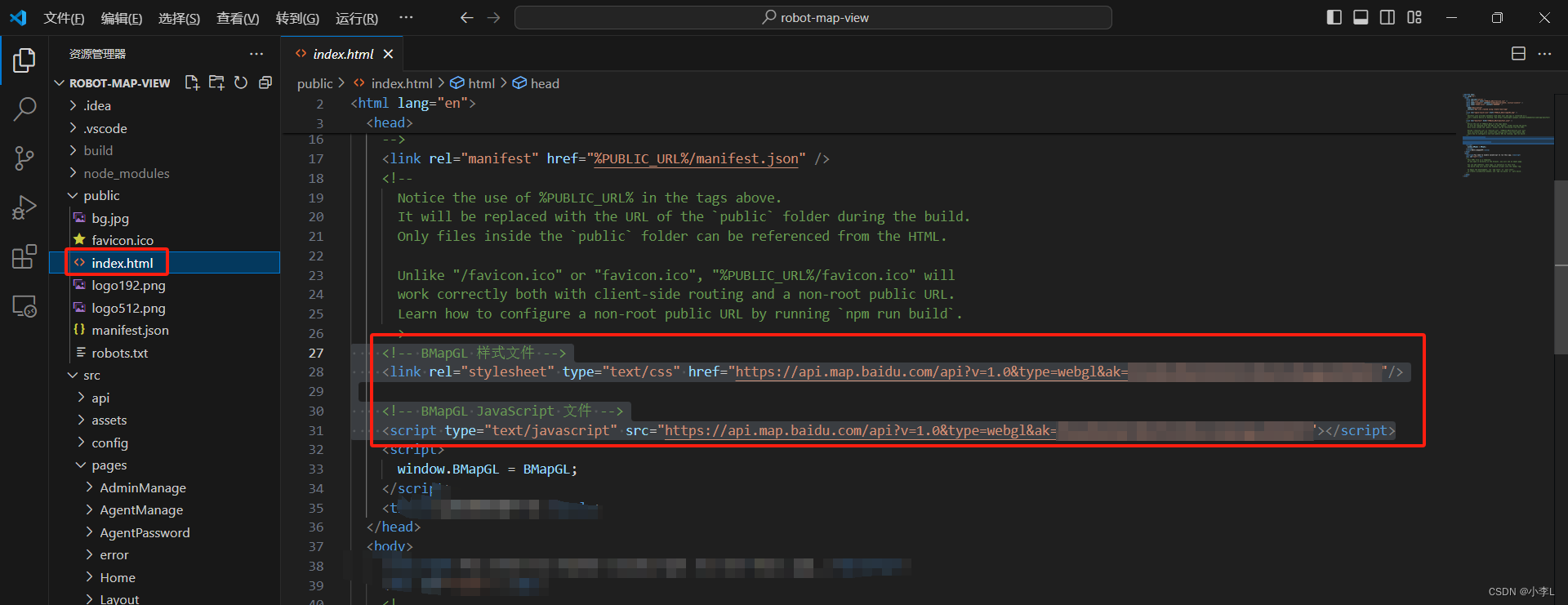 React + 百度地图实现根据经纬度数据显示定位点。_react管理后台使用百度地图api 拾取经纬度 加入表单-CSDN博客