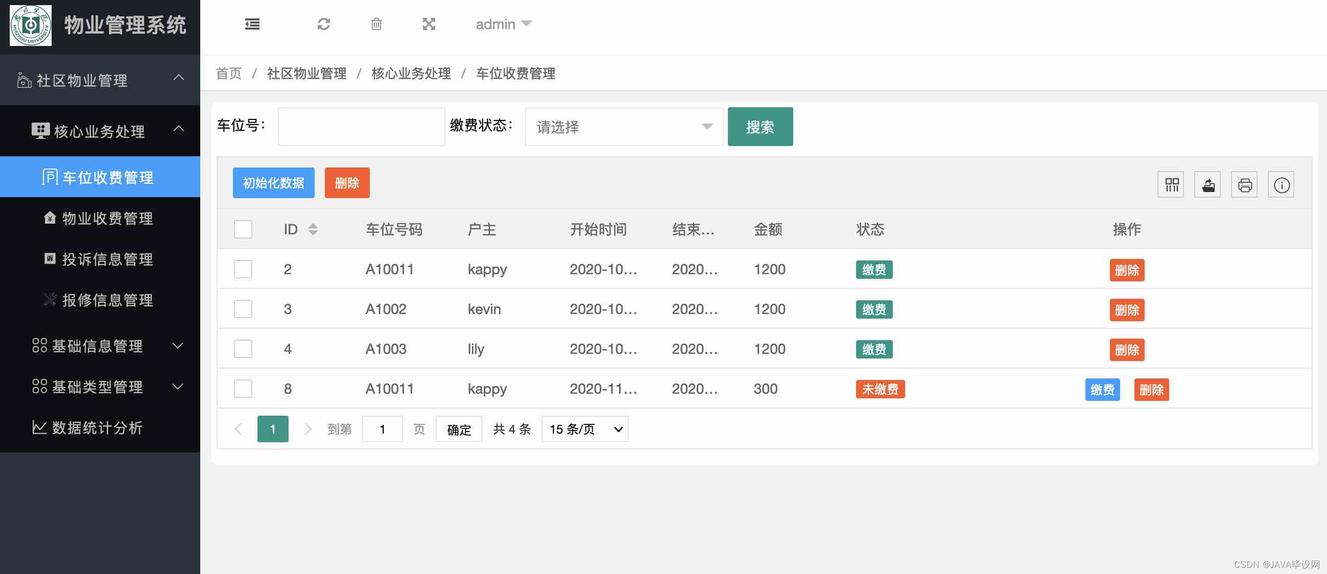 Java项目:springboot物业管理系统计算机毕业设计java项目物业管理系统简介 Csdn博客