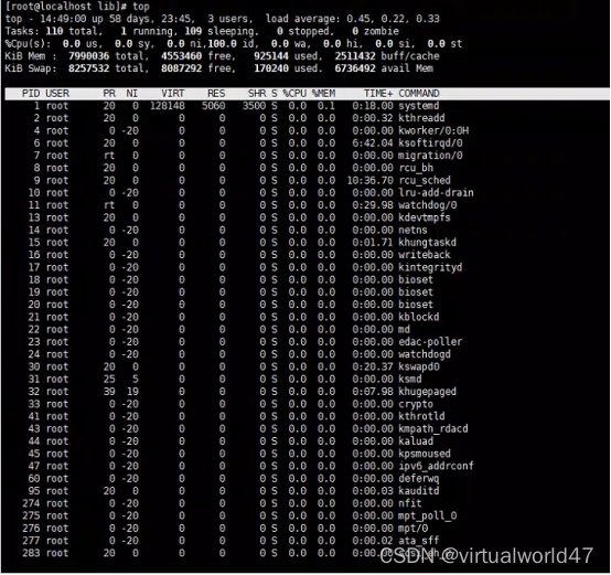 liunx系统中快速查看磁盘空间，当前目录空间，cpu使用情况命令_查看系统磁盘情况-CSDN博客