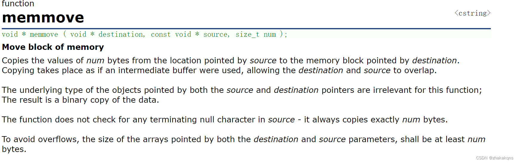 memcpy、memmove的使用和模拟实现_proface触摸屏memcpy指令使用-CSDN博客