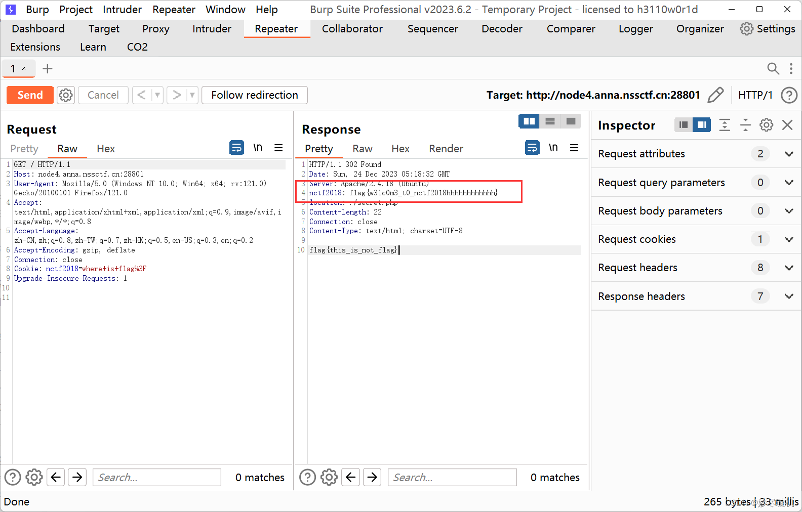 [NCTF 2018]签到题-CSDN博客